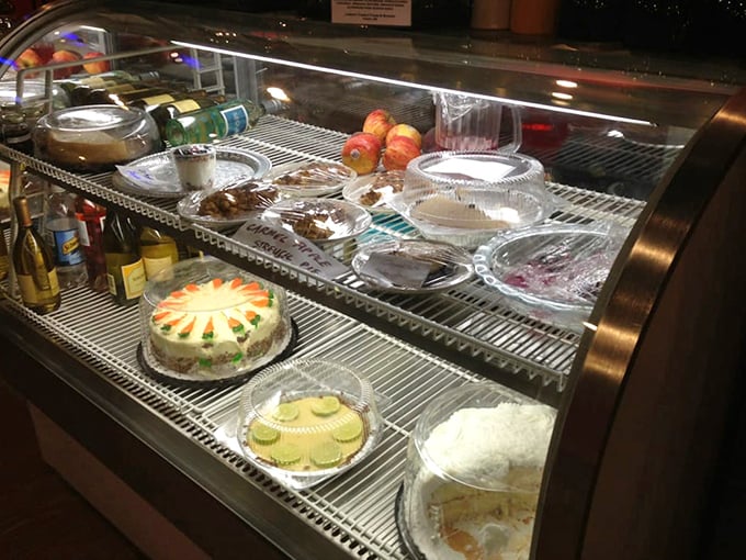 Sweet temptations behind glass &ndash; because nothing pairs better with a captivating chapter than a slice of homemade cake.