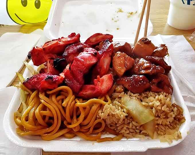 BBQ Pork Chow Mein that proves noodles can be both comfort food and culinary art. Those tender slices of char siu are playing hide-and-seek among perfectly cooked noodles.