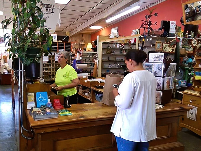 Where transactions become conversations &ndash; the heart of any great antique mall is the knowledge shared across this counter.