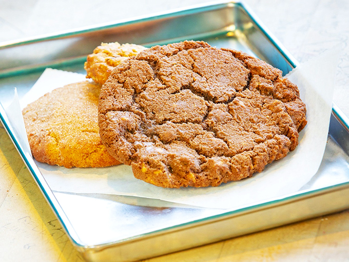 Cookies: Architectural wonders of the cookie world&mdash;crisp edges giving way to tender centers with chocolate chunks that melt just right.