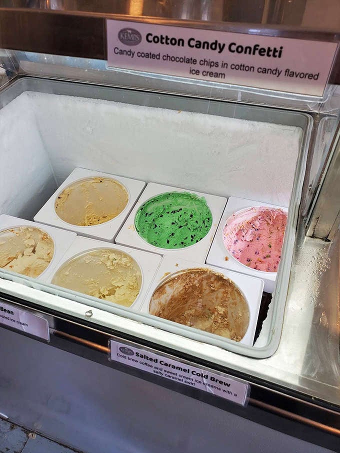 Kemps ice cream in flavors that would make Willy Wonka jealous, including the intriguing Cotton Candy Confetti that tastes like carnival memories.