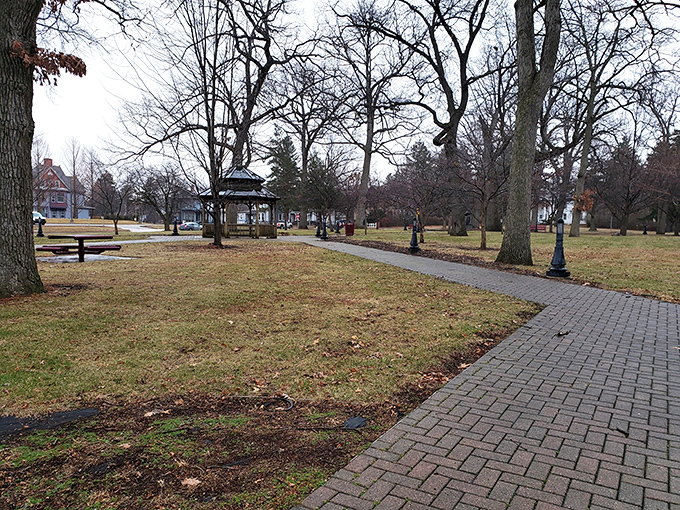 Fee Park serves as Adrian's community living room, where neighbors gather and the gazebo has hosted everything from summer concerts to surprise proposals.