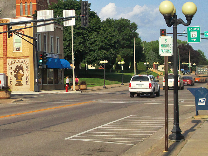 Vintage lampposts and awnings create Main Street's timeless appeal&mdash;where you half-expect to see horse-drawn carriages instead of parallel-parked sedans.