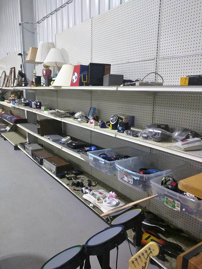 Every shelf tells a story &ndash; from vintage kitchen gadgets to mysterious tools whose purposes are delightfully puzzling. One person's "what is this?" becomes another's perfect solution.