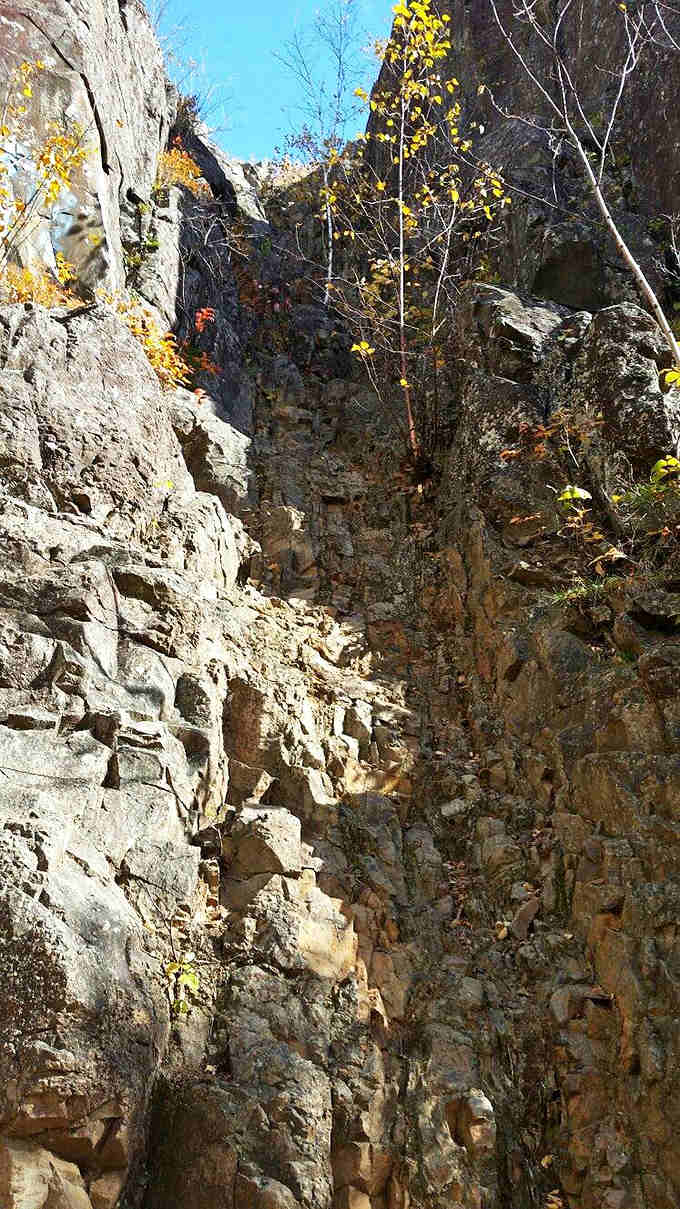 Nature's skyscraper: these dramatic limestone formations have been architects-in-training for millions of years.