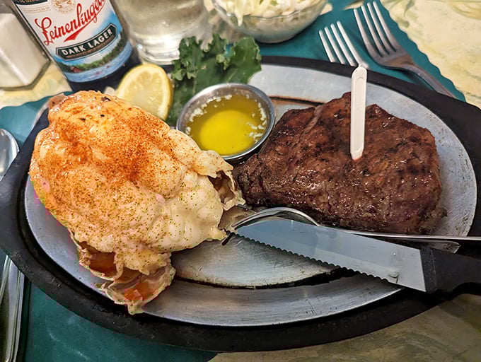 Surf meets turf in perfect harmony – a marriage of land and sea so delicious you'll want to officiate at their renewal ceremony.