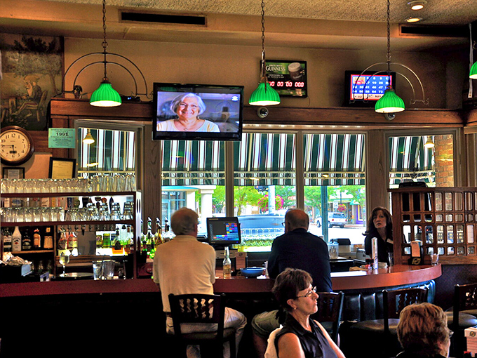 Pull up a chair at the bar where friendly conversation flows as freely as the beverages, creating that perfect blend of local charm and visitor welcome.
