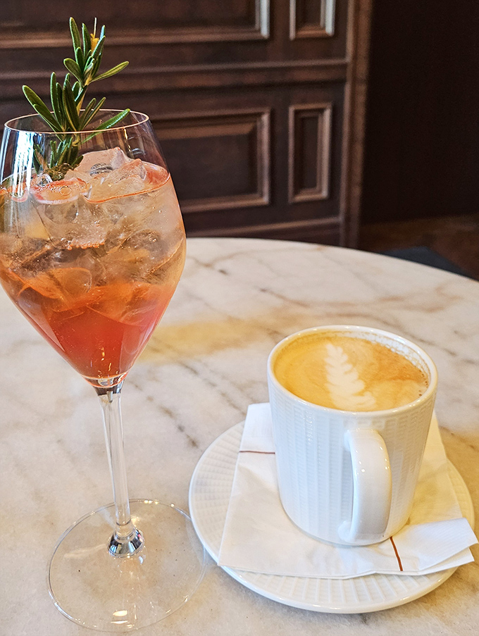 A perfectly crafted cocktail and expertly pulled espresso prove that Flyleaf takes both beverages and books seriously.