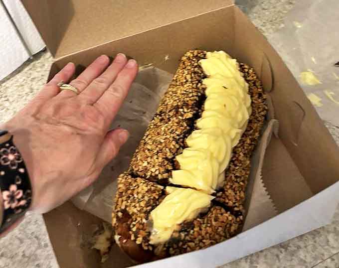 When your donut requires two hands and strategic planning to eat, you know you've found something special.