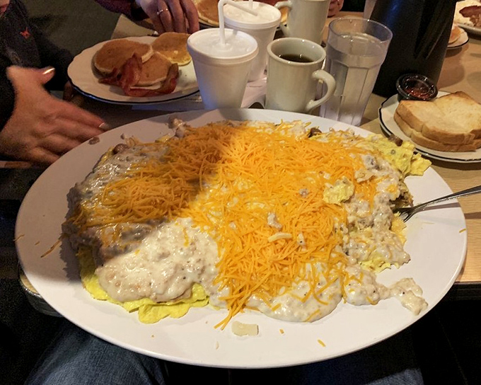 When your omelet arrives with its own area code, you know you've found breakfast nirvana in western Michigan.