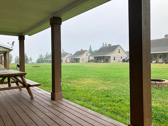 Picnic perfection: This pavilion has hosted countless family gatherings where potato salad disappears and memories are made between bites.