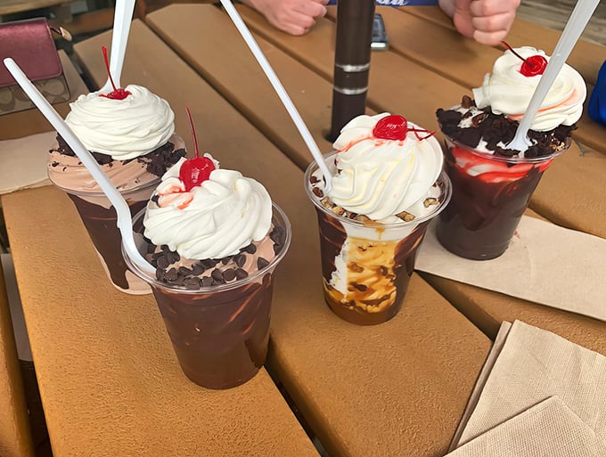 These sundaes aren't just desserts &ndash; they're conversation pieces, memory-makers, and the reason many visitors extend their vacations by "just one more day."