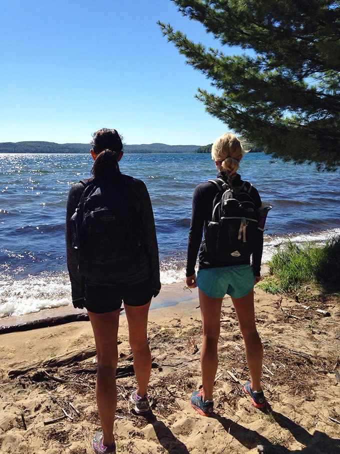 Adventure partners taking in Lake Superior's vastness &ndash; sometimes the best conversations happen while saying nothing at all.