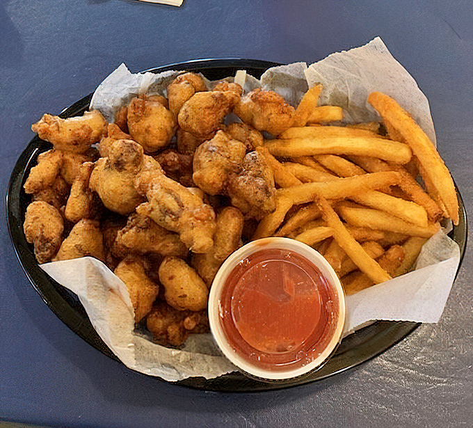 A perfect harmony of textures &ndash; crispy gizzards and golden fries with just the right amount of seasoning to keep your hand reaching for more.