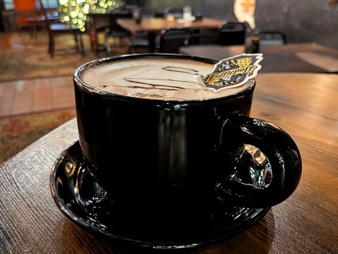 This signature brew arrives with a touch of whimsy &ndash; the kind of drink that makes you slow down and savor every sip.