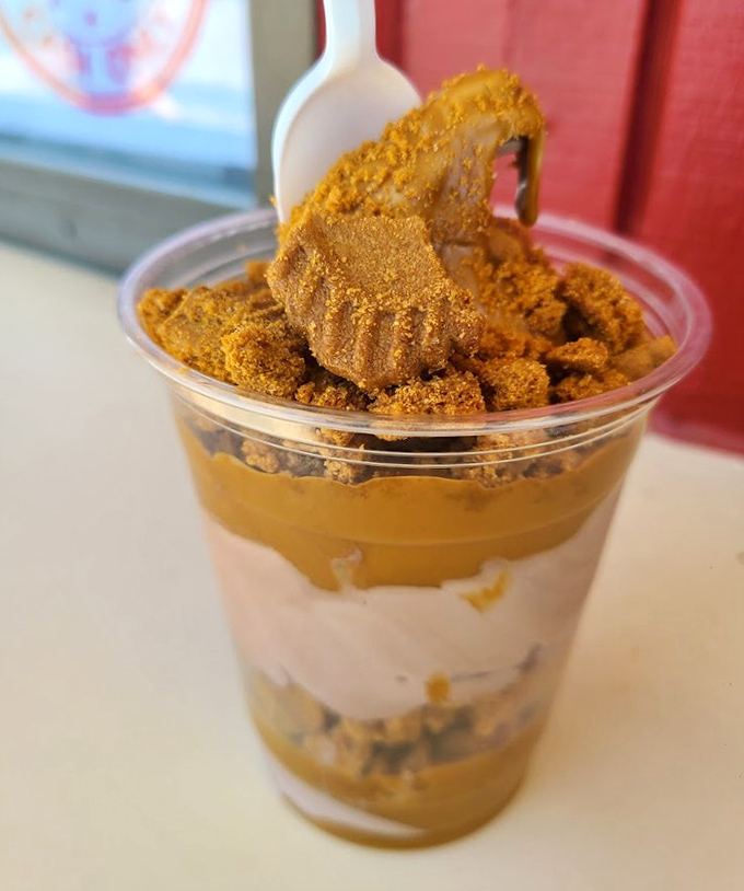 The Cookie Butter Parfait &ndash; where Biscoff cookies meet vanilla custard in a dangerous liaison that ruins lesser desserts forever.