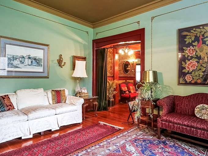 Mint green walls and comfortable seating where conversations flow easier than the wine you brought from home.