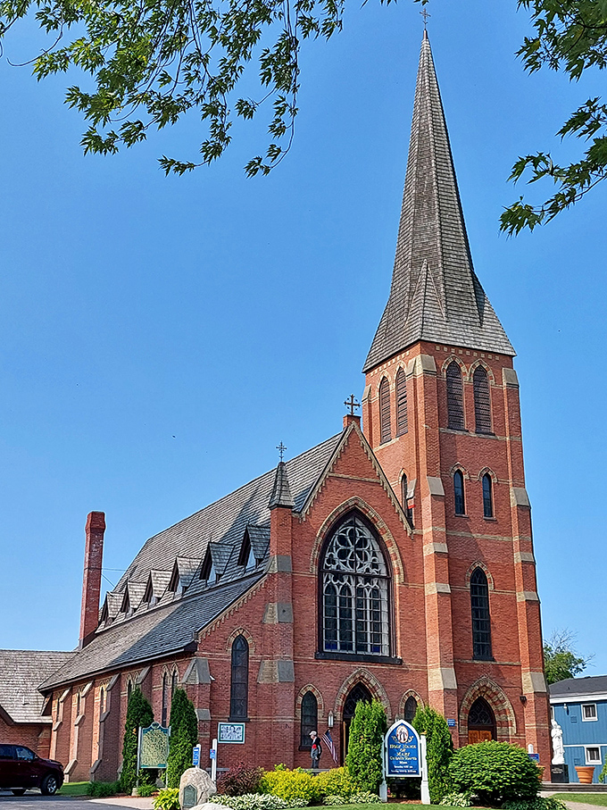 Holy Name of Mary Proto-Cathedral reaches skyward with architectural ambition that would impress even in Europe's grandest cities.