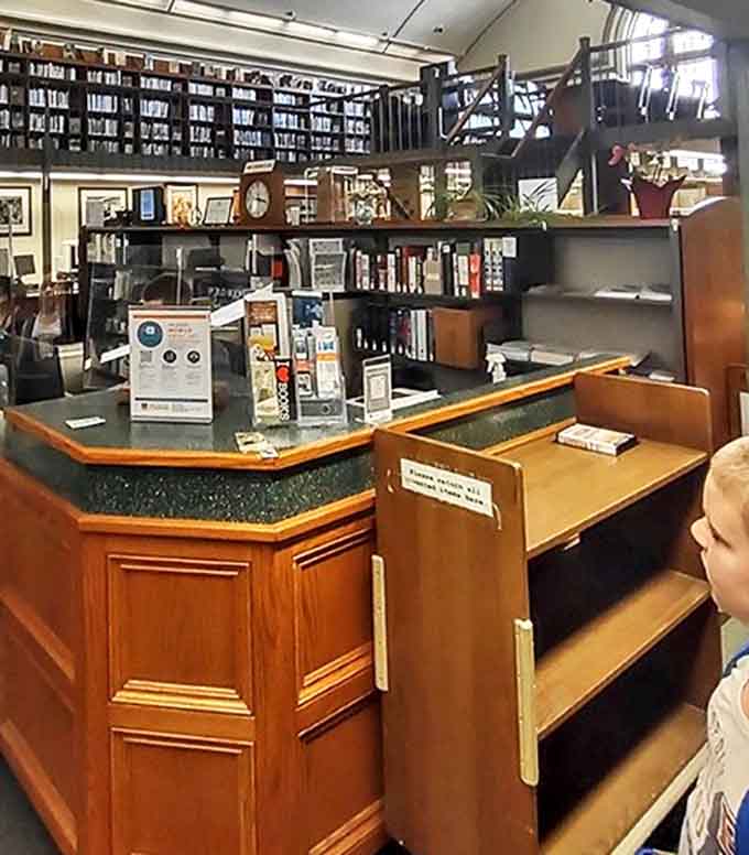 This isn't just a desk &ndash; it's command central for literary matchmaking, where knowledgeable staff connect readers with their next favorite book.