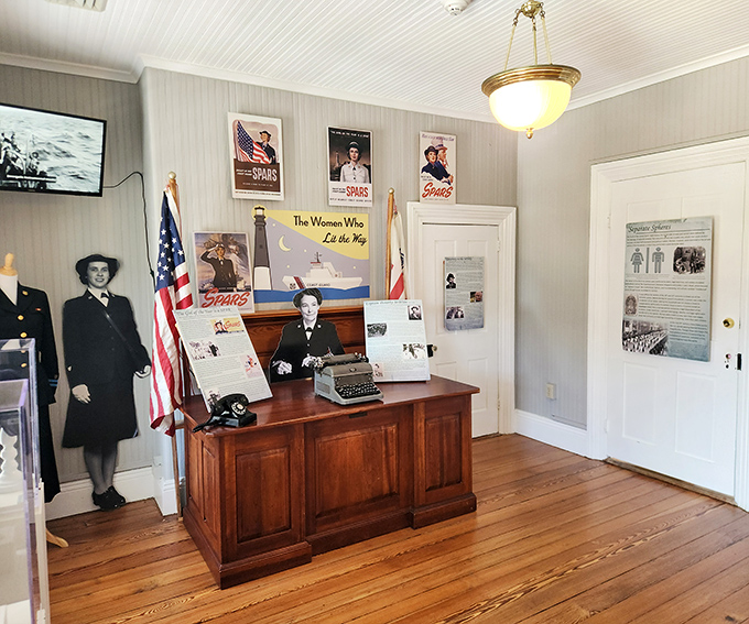 Step into the past with this museum exhibit showcasing the SPARS &ndash; the women who kept lighthouses operating while men served overseas during wartime.