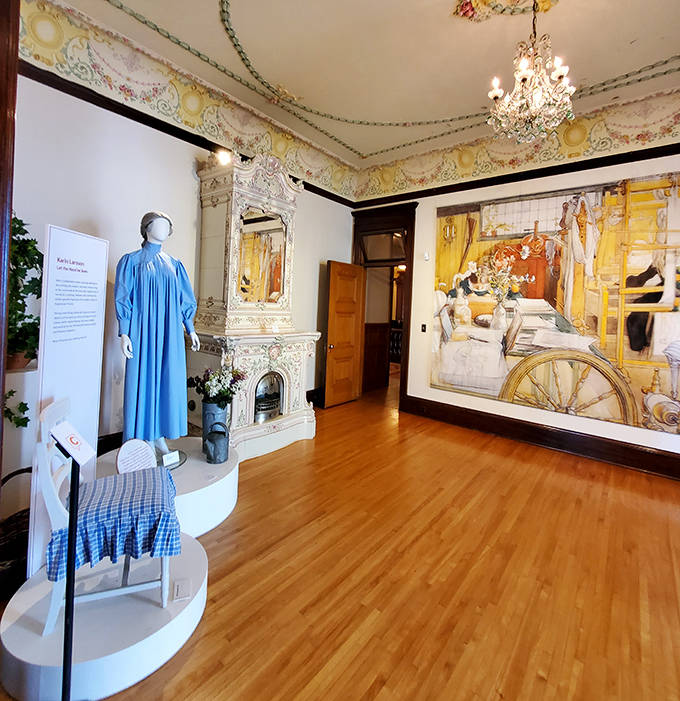 The Karin Larsson exhibit showcases Swedish textile traditions with vibrant colors and patterns that somehow feel both historically authentic and Instagram-ready.