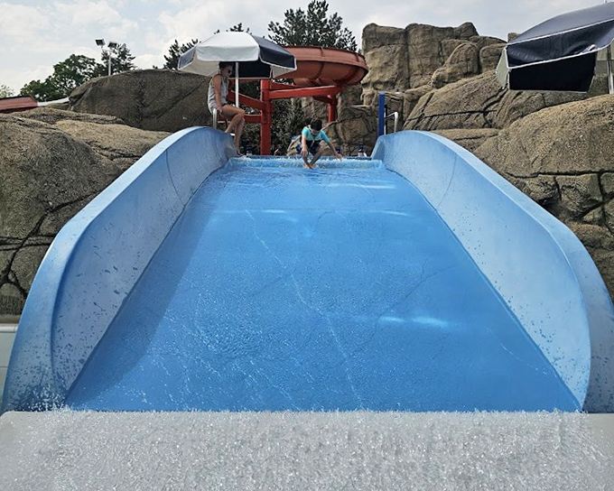 Training grounds for future daredevils &ndash; where courage is built one small splash at a time.