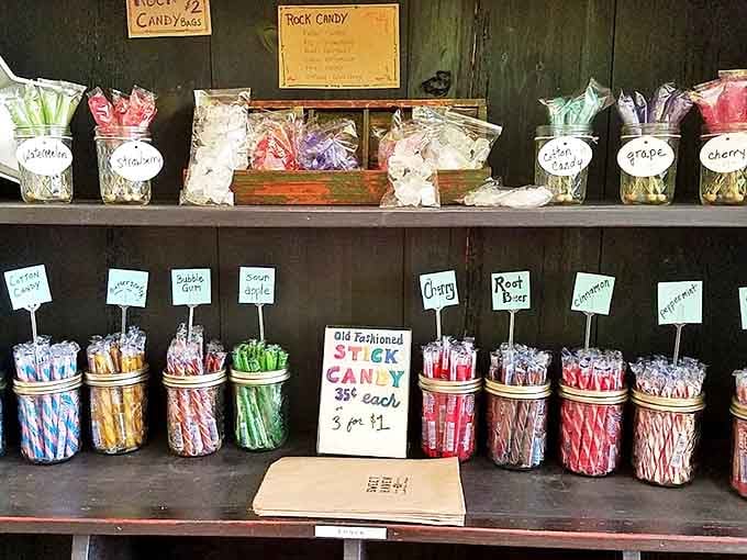 Old-fashioned stick candy that hasn't changed since your grandparents were kids &ndash; proving some traditions are too delicious to improve upon.