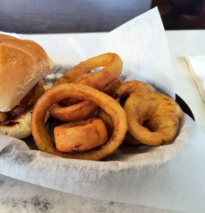 Golden onion rings with that perfect crunch-to-chew ratio &ndash; the supporting actor that sometimes steals the scene from the burger star.
