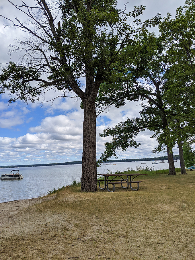 Perfect picnic territory: Shaded tables with million-dollar views make lunch breaks feel like mini-vacations throughout your stay.