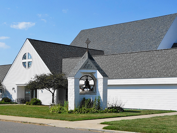 The local church's distinctive architecture adds character to Buffalo's skyline, serving as both a spiritual center and community landmark.