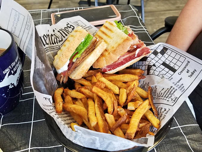 This isn't just a sandwich &ndash; it's honest ingredients on good bread with hand-cut fries that actually taste like potatoes instead of frozen afterthoughts.