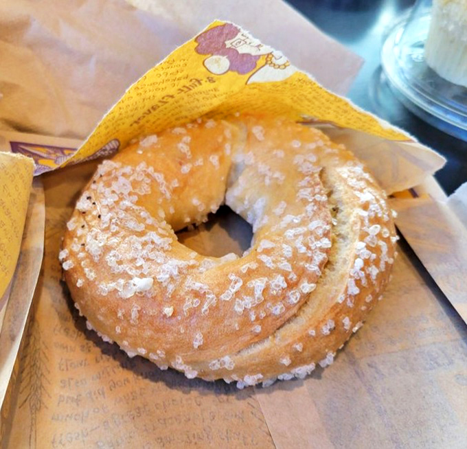 The sea salt bagel &ndash; hand-rolled, boiled, and baked to chewy perfection &ndash; waits to become the foundation for breakfast sandwiches that will ruin all others for you.