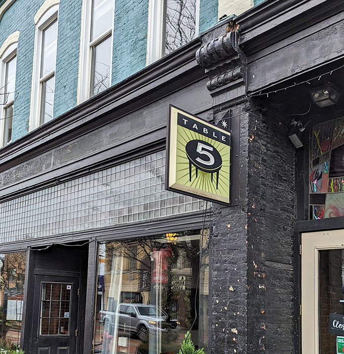 Table 5's understated elegance makes it the perfect backdrop for food that doesn't need to shout to get your attention.