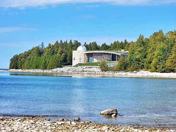 The Waterfront Event Center houses sophisticated astronomy equipment while blending seamlessly into the natural landscape &ndash; science meets serenity.