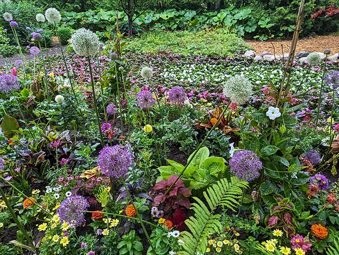 Layer upon layer of texture and color create living tapestries that change with the seasons, rewarding repeat visitors with new discoveries.