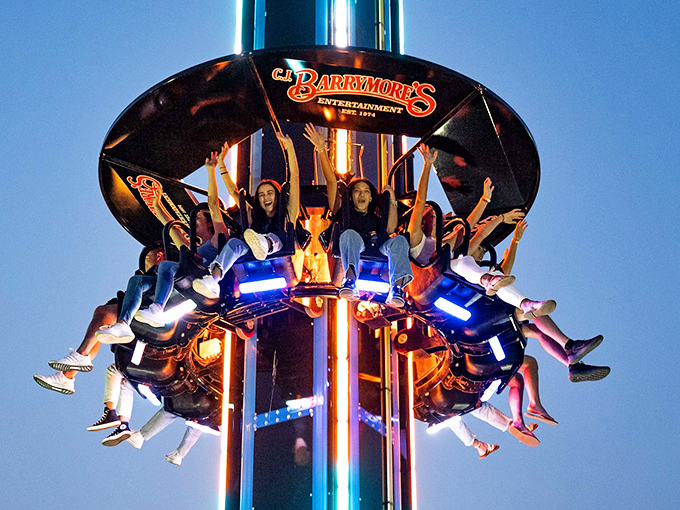 The drop tower &ndash; where strangers become friends through shared screams and that stomach-in-throat feeling we secretly love.