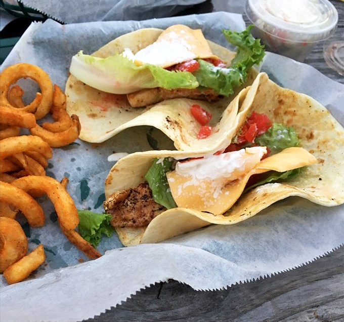 Fish tacos: where the ocean meets the garden in a tortilla embrace that makes you wonder why you ever eat indoors.