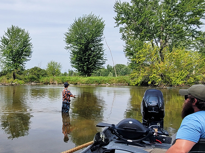 Anglers find their zen moment in Newaygo's waters, where the art of patience meets the thrill of the catch in this premier fishing destination.