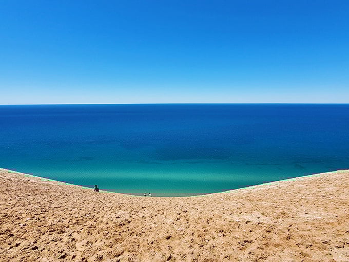 Experience the thrill of your life as you scale the massive Dune Climb for breathtaking views of Lake Michigan&rsquo;s turquoise waters.