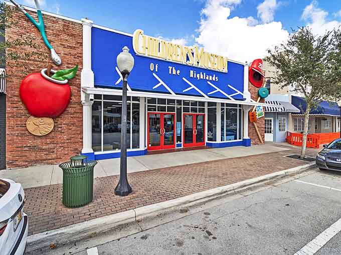 The Children's Museum of the Highlands combines whimsy with education, featuring playful exterior art that hints at the fun waiting inside.
