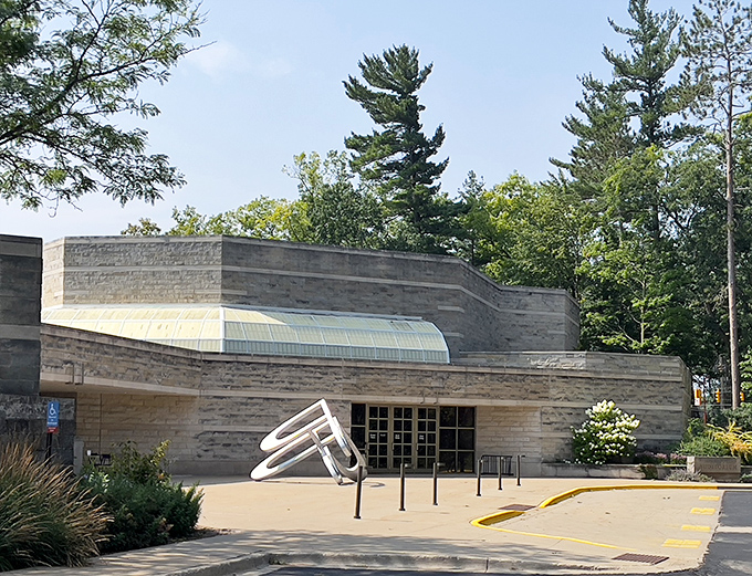 The Dennos Museum Center's architectural clean lines house artistic treasures that would make big-city curators raise their eyebrows in respectful surprise.