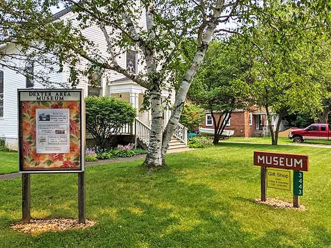 The Dexter Area Museum preserves local history in a former Methodist church, where volunteer docents share stories with infectious enthusiasm.