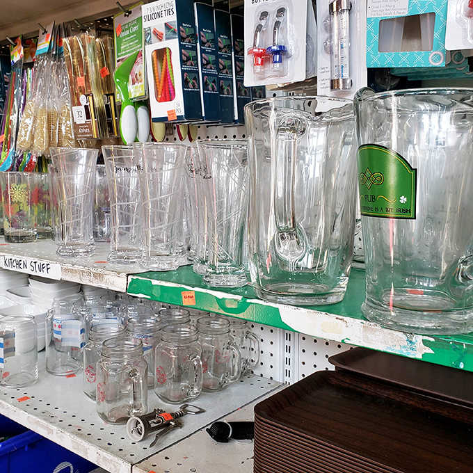 From practical tumblers to quirky vessels, the glassware section offers endless possibilities for elevating your next beverage experience.