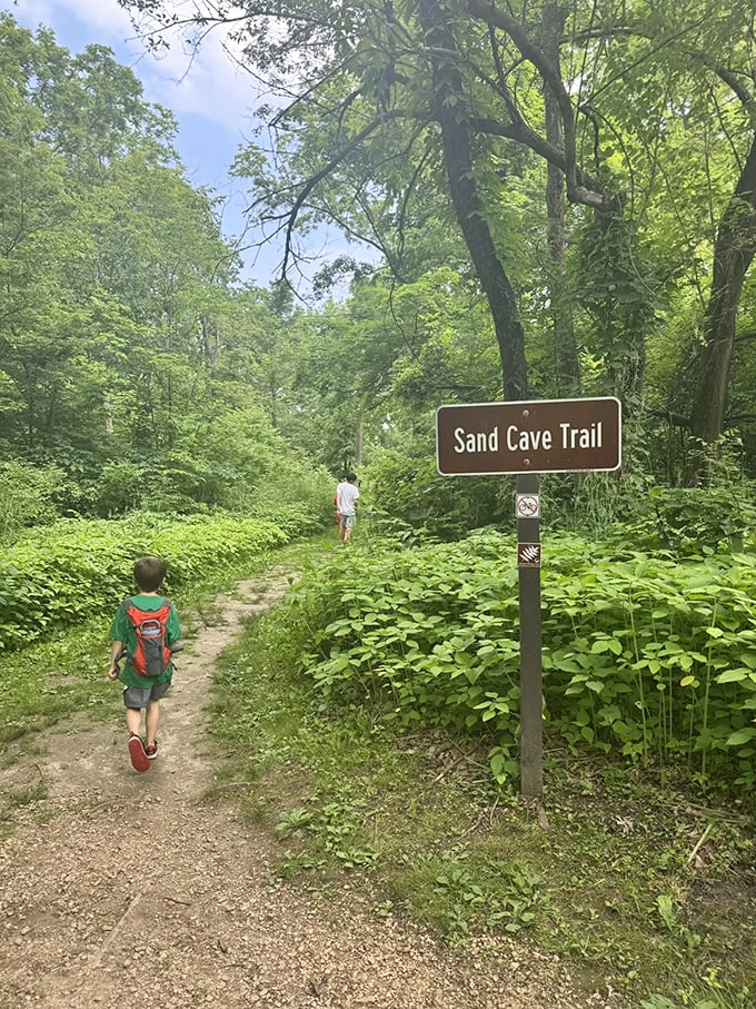 Little Sand Cave welcomes explorers: This smaller cave might lack its big brother's grandeur, but makes up for it with intimate charm.