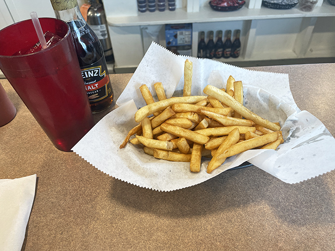 Golden, crispy, and perfectly salted &ndash; these aren't just french fries, they're the supporting actors that deserve their own standing ovation.