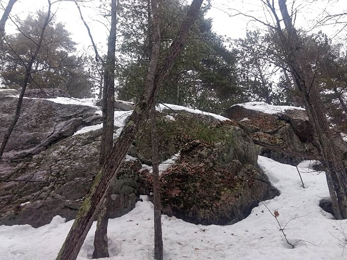 Winter transforms Sugarloaf into a snow globe scene you can actually walk through, minus the shaking and the tacky plastic base.
