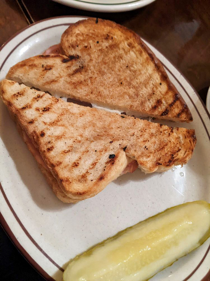 Golden, crispy, and perfectly melted – this sandwich proves that Beerntsen's savory game is just as strong as its sweet offerings.