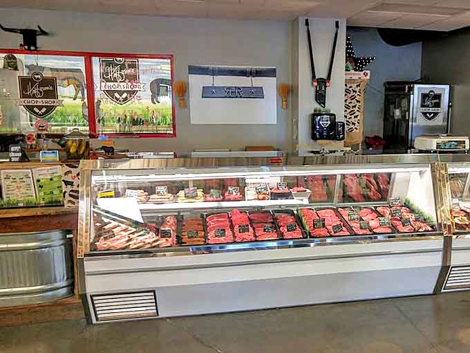 Hoffman's Chop Shop showcases meat so pristine it deserves its own red carpet &ndash; carnivore heaven in display case form.