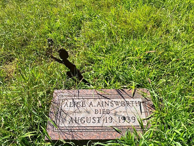 Simple in-ground markers prove that dignity in death doesn't require elaborate monuments, just sincere remembrance and respect.