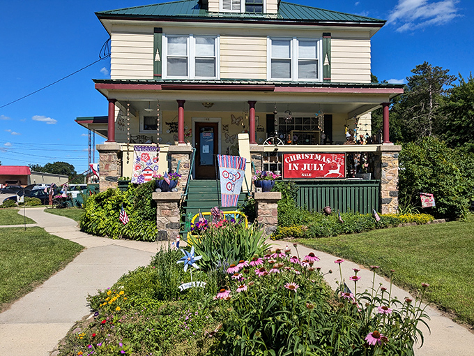 The children's section bursts with nostalgic toys and colorful characters that transport visitors back to simpler times of imagination and wonder.